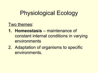 EcoPhysiology | PPT