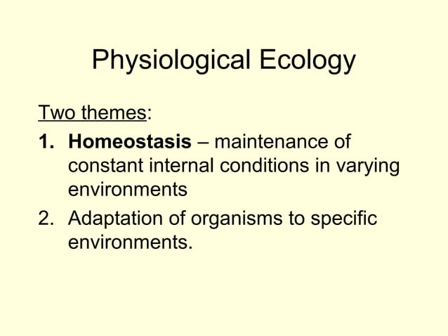 EcoPhysiology | PPT | Gardening | Home & Garden