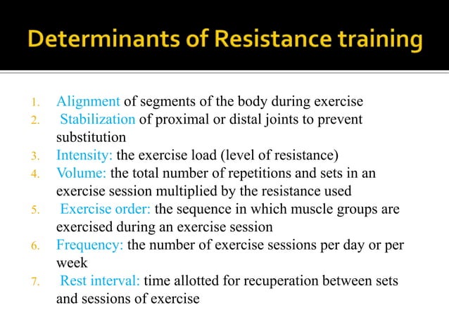 Physiological effect of resistance exercise | PPTX | Physical Therapy ...