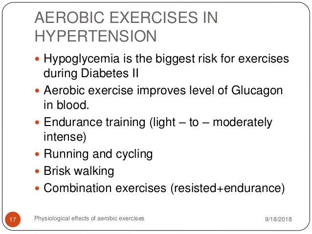 Physiological Effects Of Aerobic Exercises