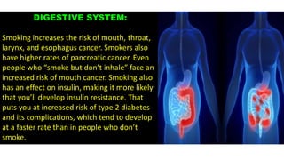 Physiological effects of smoking on the respiratory system & all other ...
