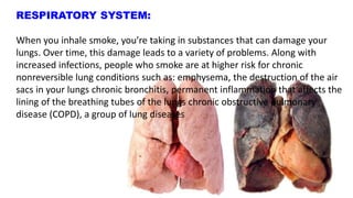 Physiological effects of smoking on the respiratory system & all other ...