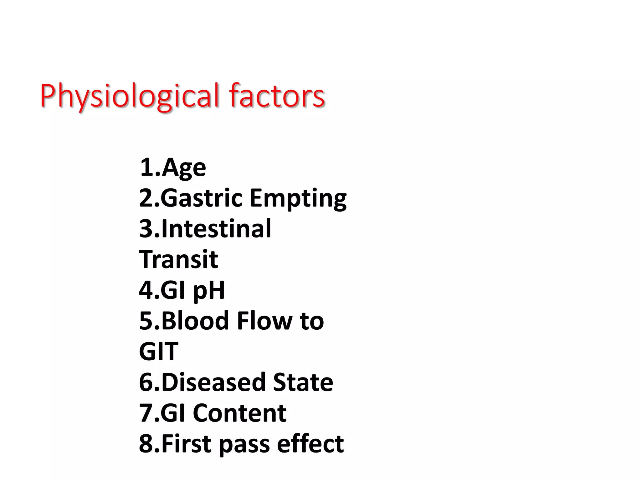PHYSIOLOGICAL FACTORS.pptx | Digestive Disorders | Diseases and Conditions