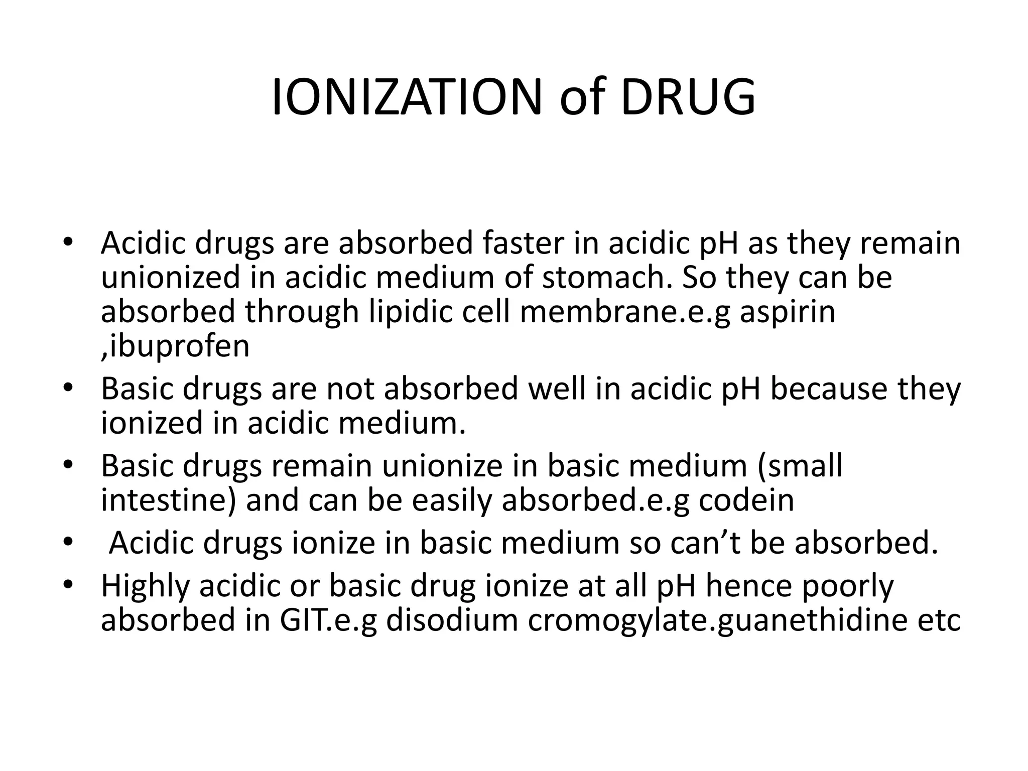 Physiological factors of drug absorption | PPTX