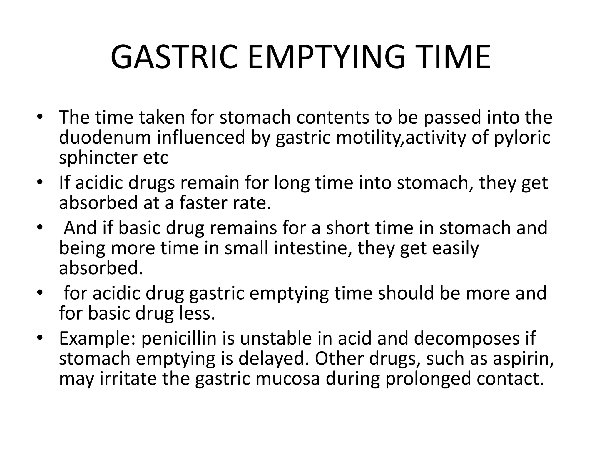 Physiological factors of drug absorption | PPTX