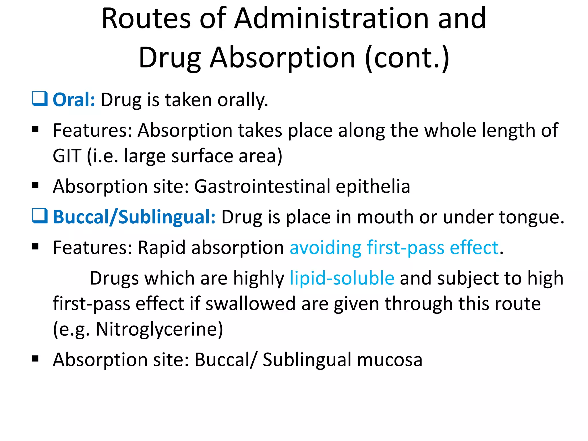 Physiological factors of drug absorption | PPTX
