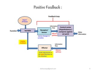 Physiological homeostasis part 1 | PPTX