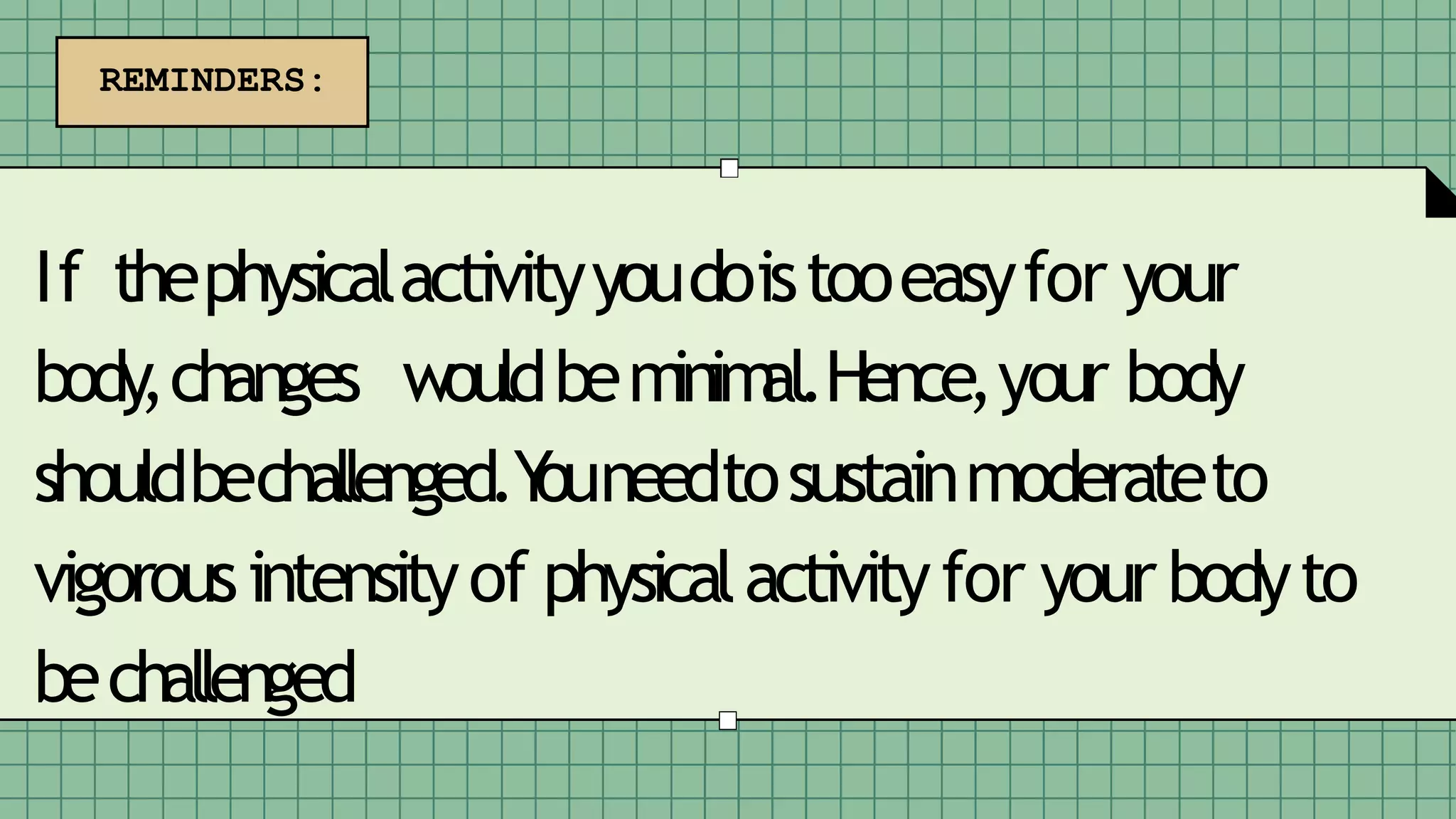 Physiological Indicators Associated with Moderate and Vigorous ...