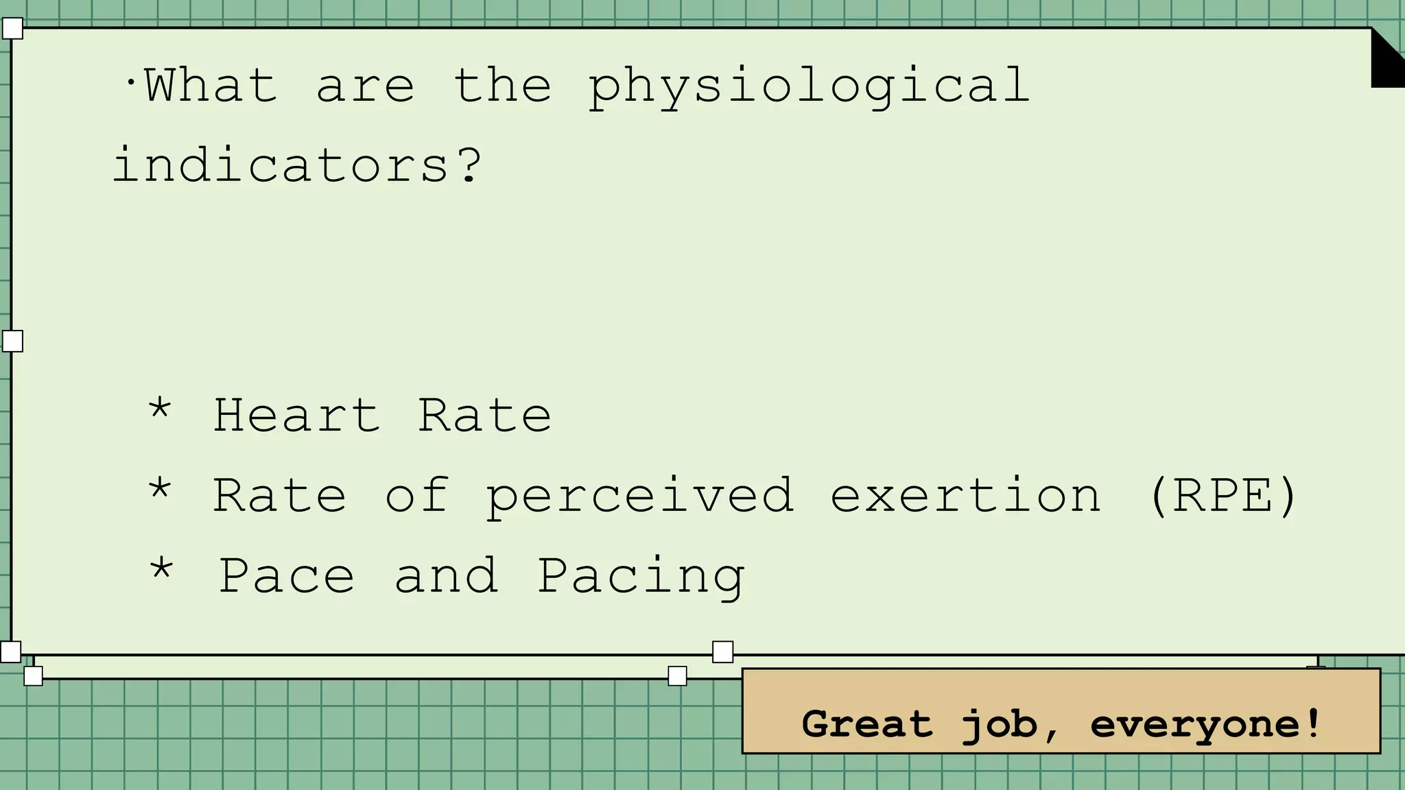 Physiological Indicators Associated with Moderate and Vigorous ...