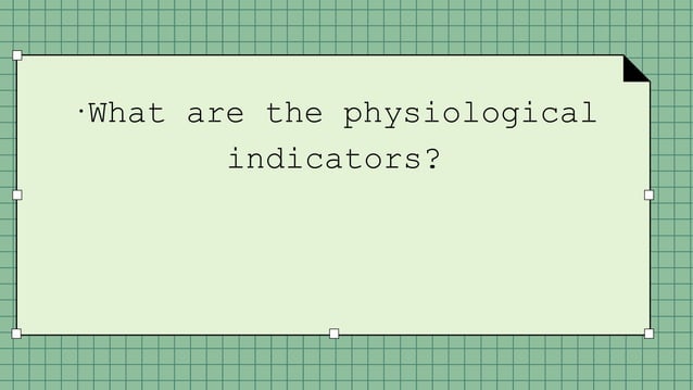 Physiological Indicators Associated with Moderate and Vigorous ...