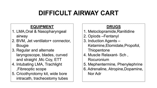 Physiologically difficult airway | PPTX | Lung and Respiratory Health ...