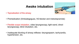 Physiologically difficult airway | PPTX