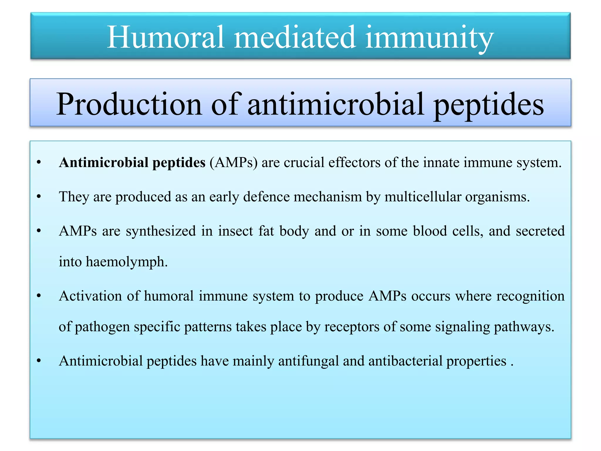 Physiological mechanisms in regulating insect immunity | PPTX