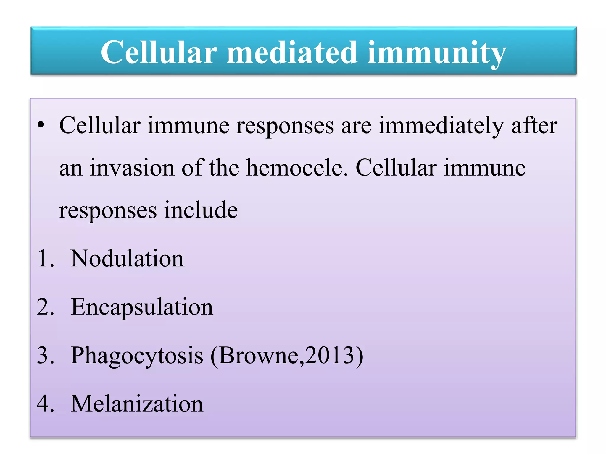 Physiological mechanisms in regulating insect immunity | PPTX ...