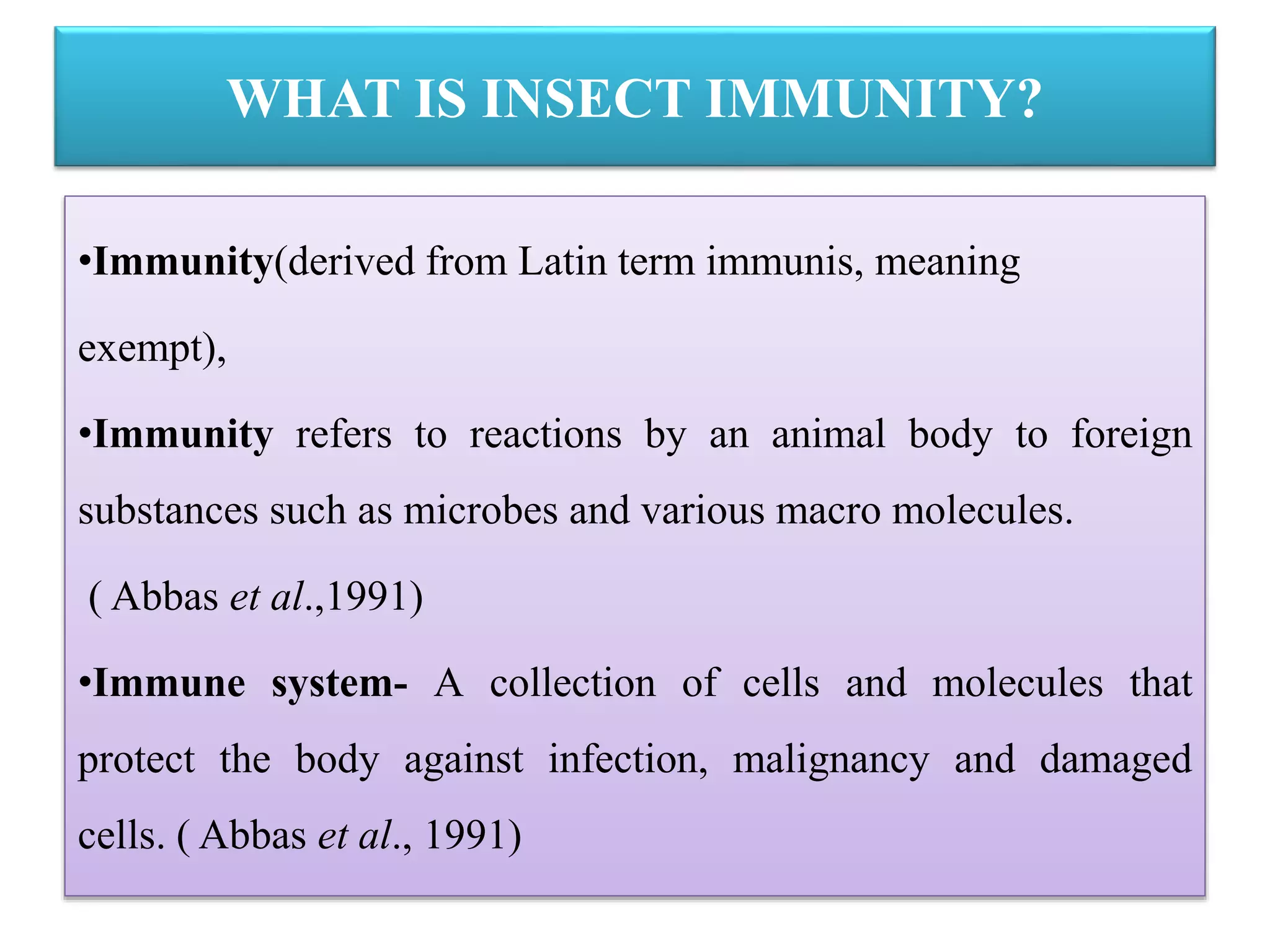 Physiological mechanisms in regulating insect immunity | PPTX