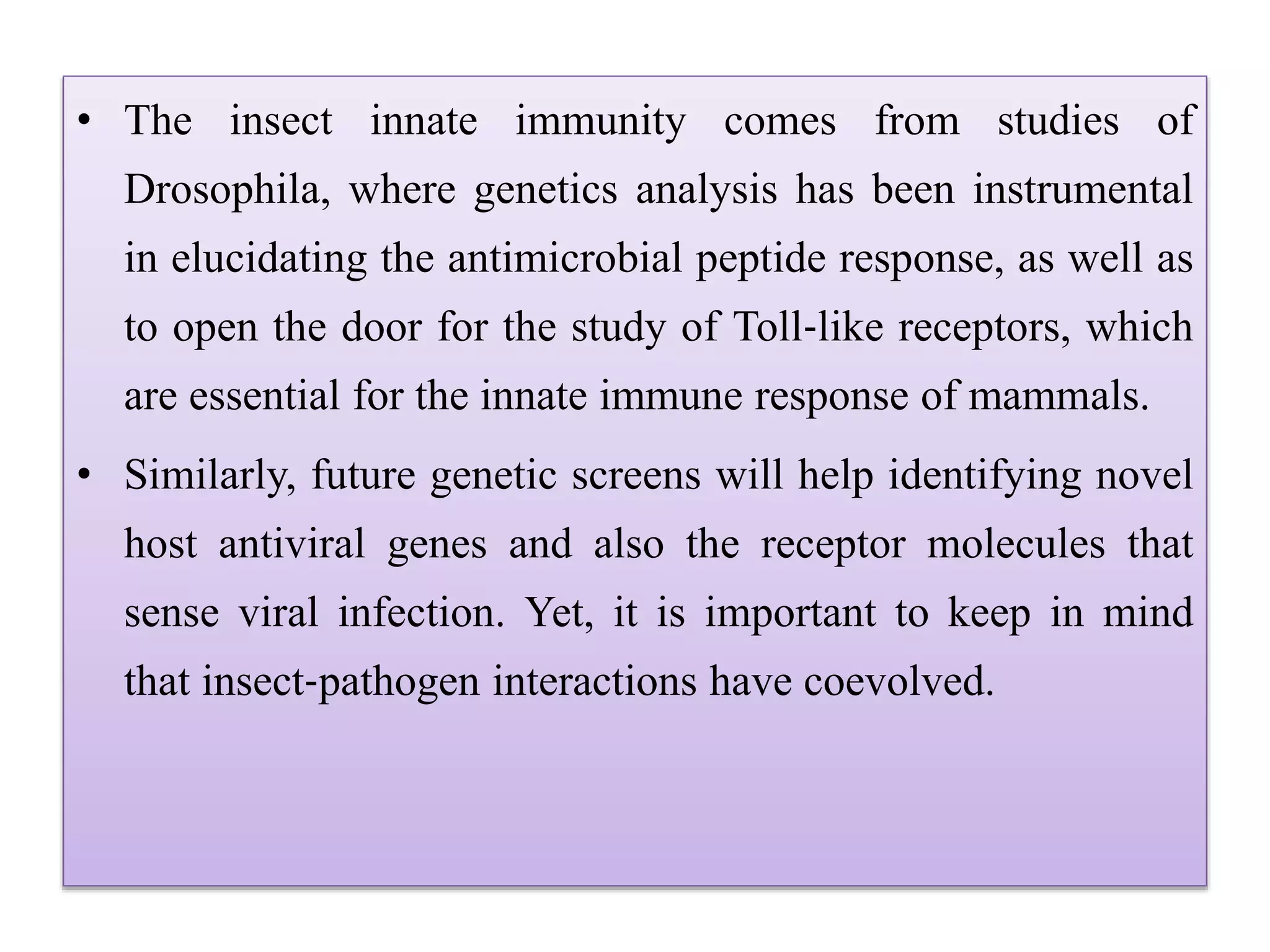 Physiological mechanisms in regulating insect immunity | PPTX