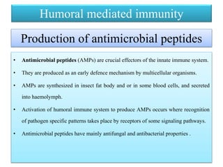Physiological mechanisms in regulating insect immunity | PPTX