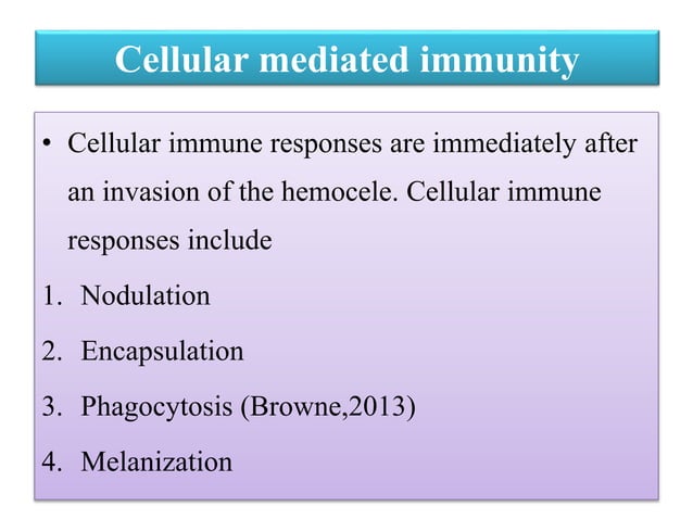 Physiological mechanisms in regulating insect immunity | PPTX ...