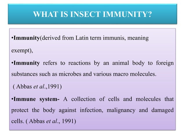 Physiological mechanisms in regulating insect immunity | PPTX ...