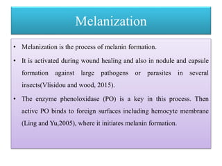 Physiological mechanisms in regulating insect immunity | PPTX