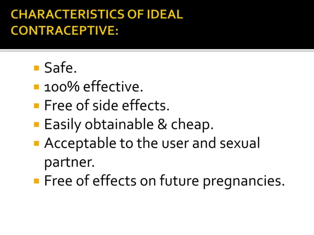 Physiological methods of contraception | PPTX | Birth Control ...