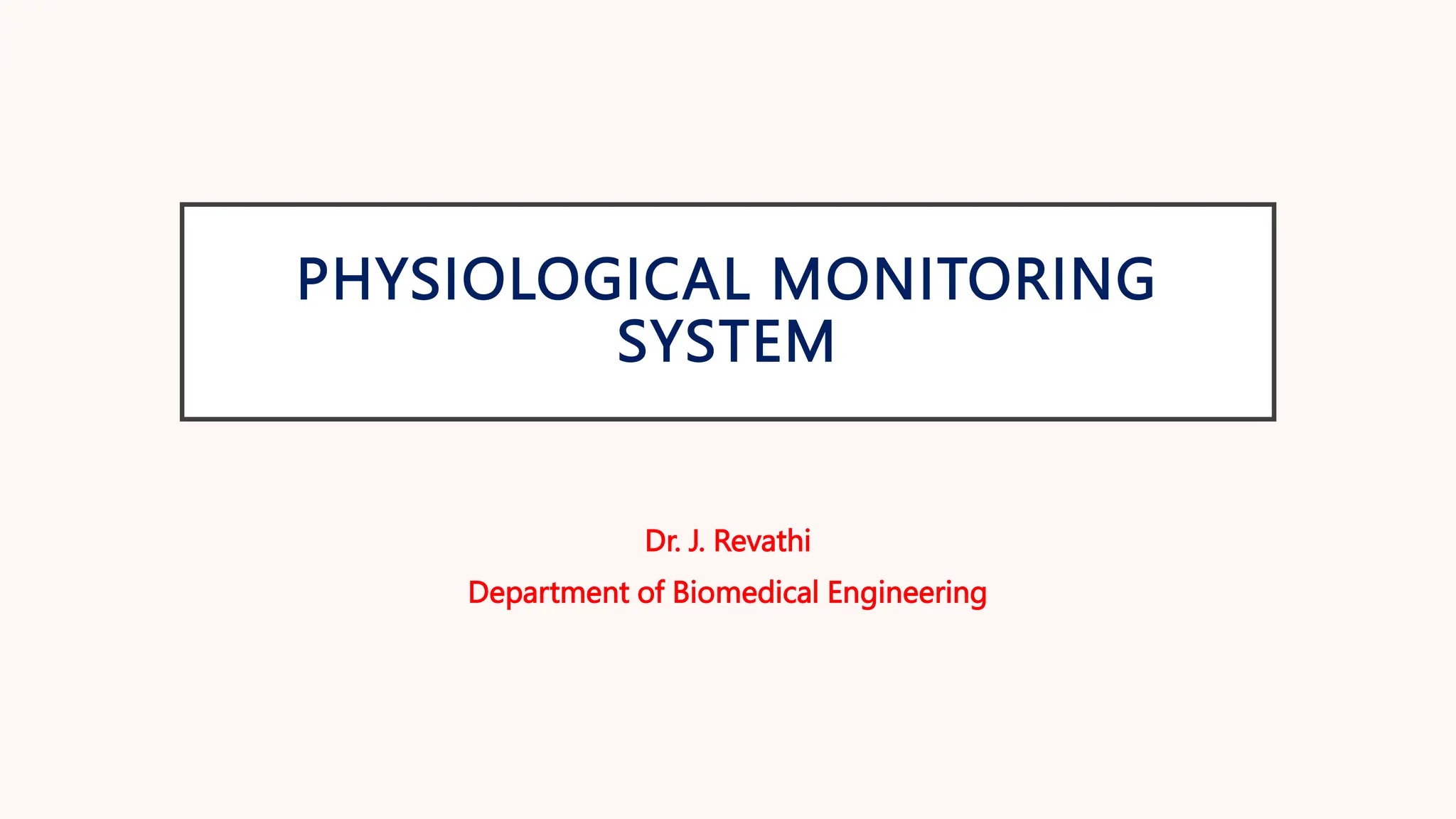 Patient monitoring system to monitor physiological parameters.pptx