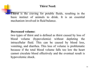 Physiological need and motivation | PPT