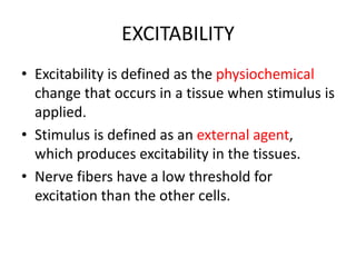 Physiological properties of nerve fibers | PPTX