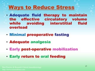 Physiological Responses to Surgery & Trauma | PPTX