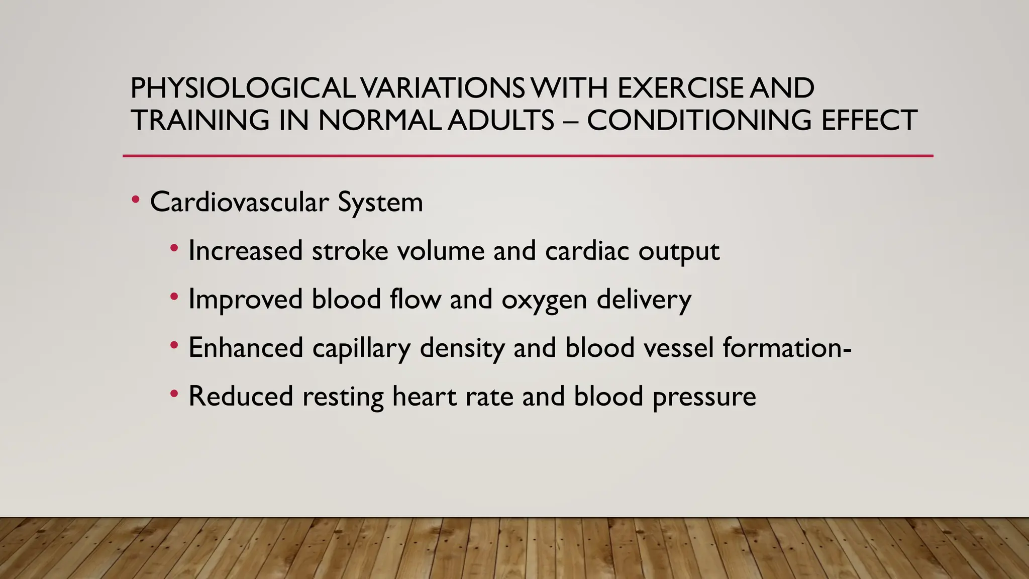 Physiological Responses to Exercise - physiotherapy | PPTX