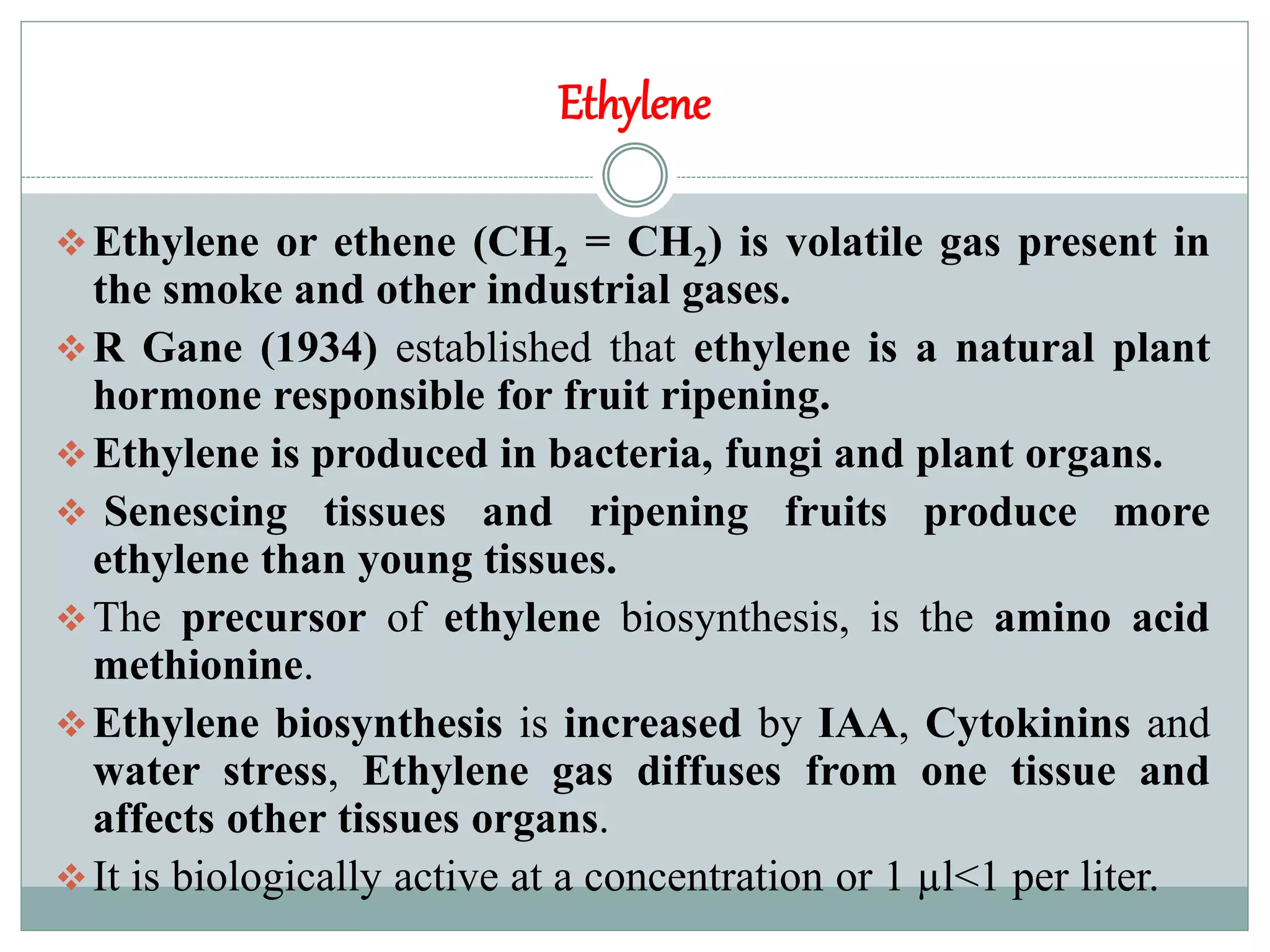 Physiological role of growth hormones ( auxins, gibberellins ...