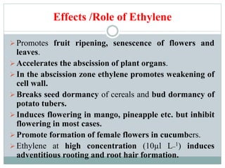 Physiological role of growth hormones ( auxins, gibberellins ...
