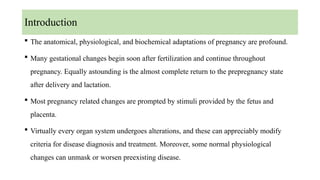 physiologic change during pregnancy| normal vs abnormal | PPT