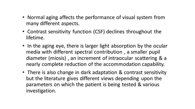 Physiologic changes with aging | PPT