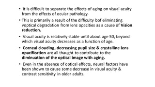 Physiologic changes with aging | PPT