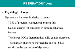 Physiologic changes of pregnancy | PPT
