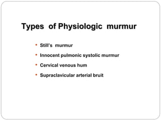 Physiologic murmur 3 | PDF