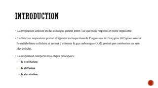 Physiologie Pulmonaire | PDF