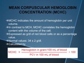 Physiology Presentation: RBC Indices | PPTX