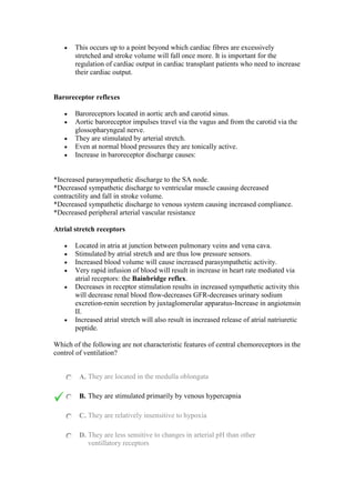 MRCS preparation emrcs question Physiology | PDF