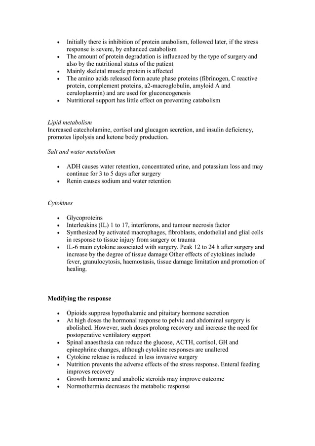 MRCS preparation emrcs question Physiology | PDF