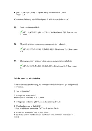MRCS preparation emrcs question Physiology | PDF