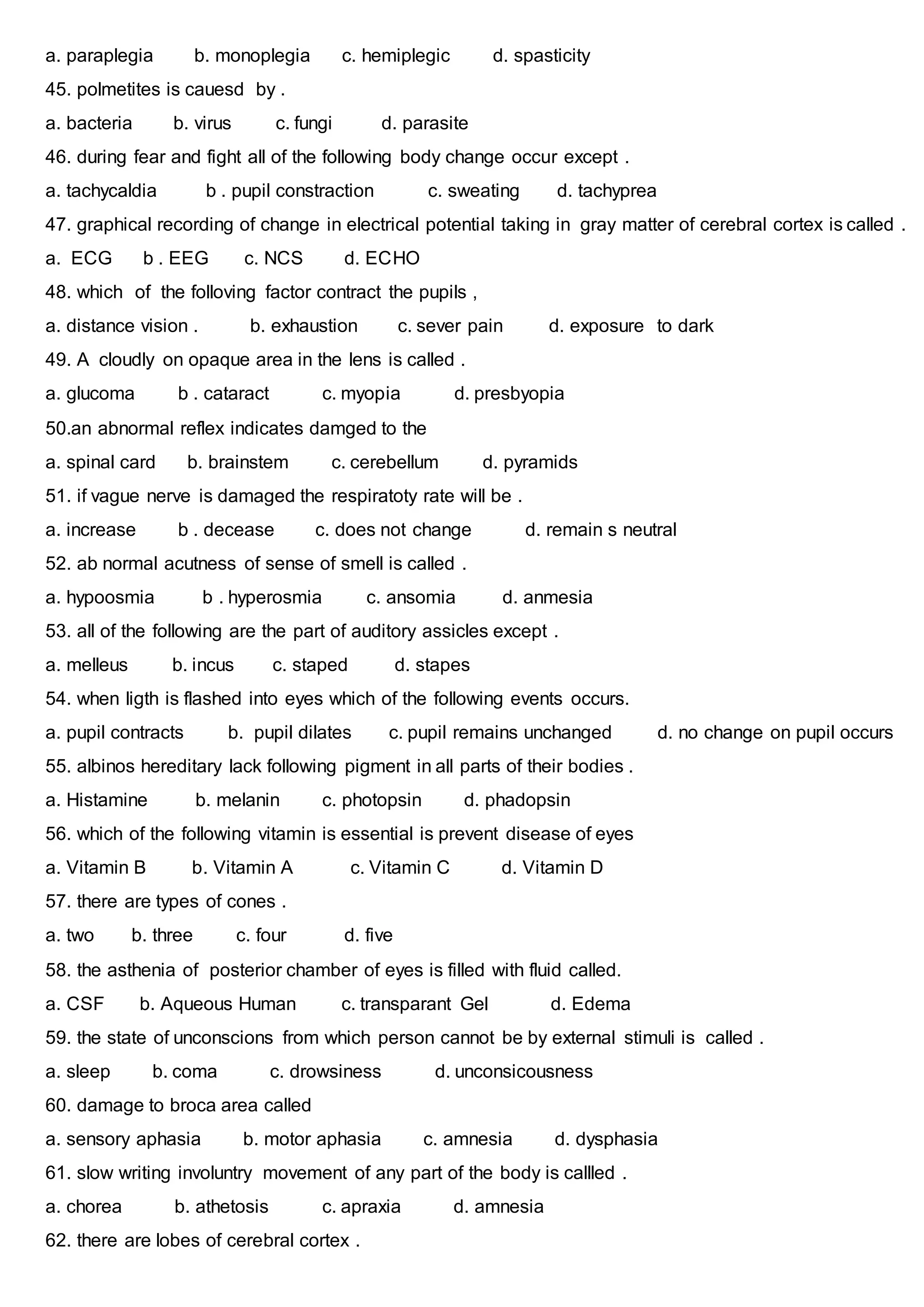 Physiology | DOCX