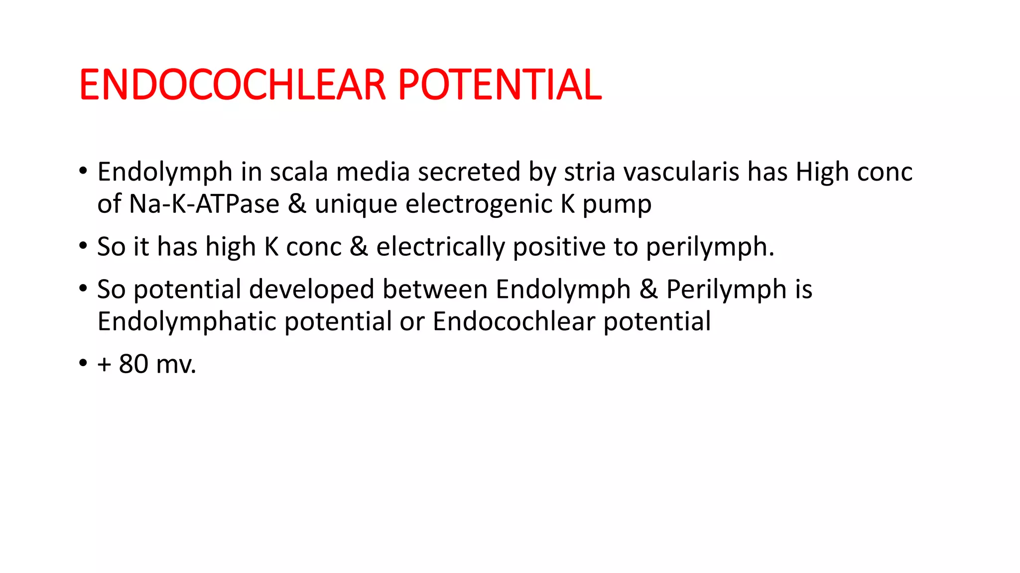 Physiology of Hearing | PPTX