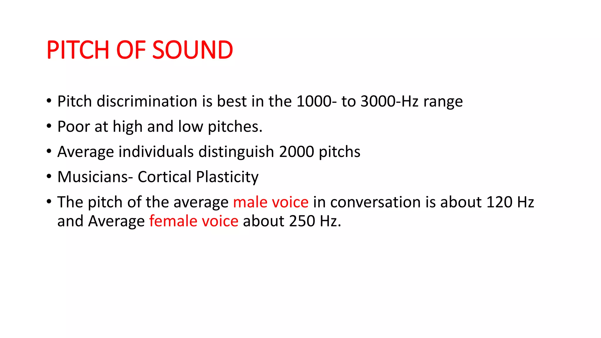 Physiology of Hearing | PPTX