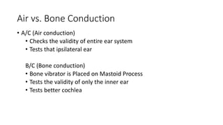 Physiology of Hearing | PPTX