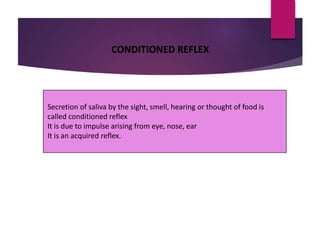 long term arterial blood pressure and physiology of saliva. | PPTX