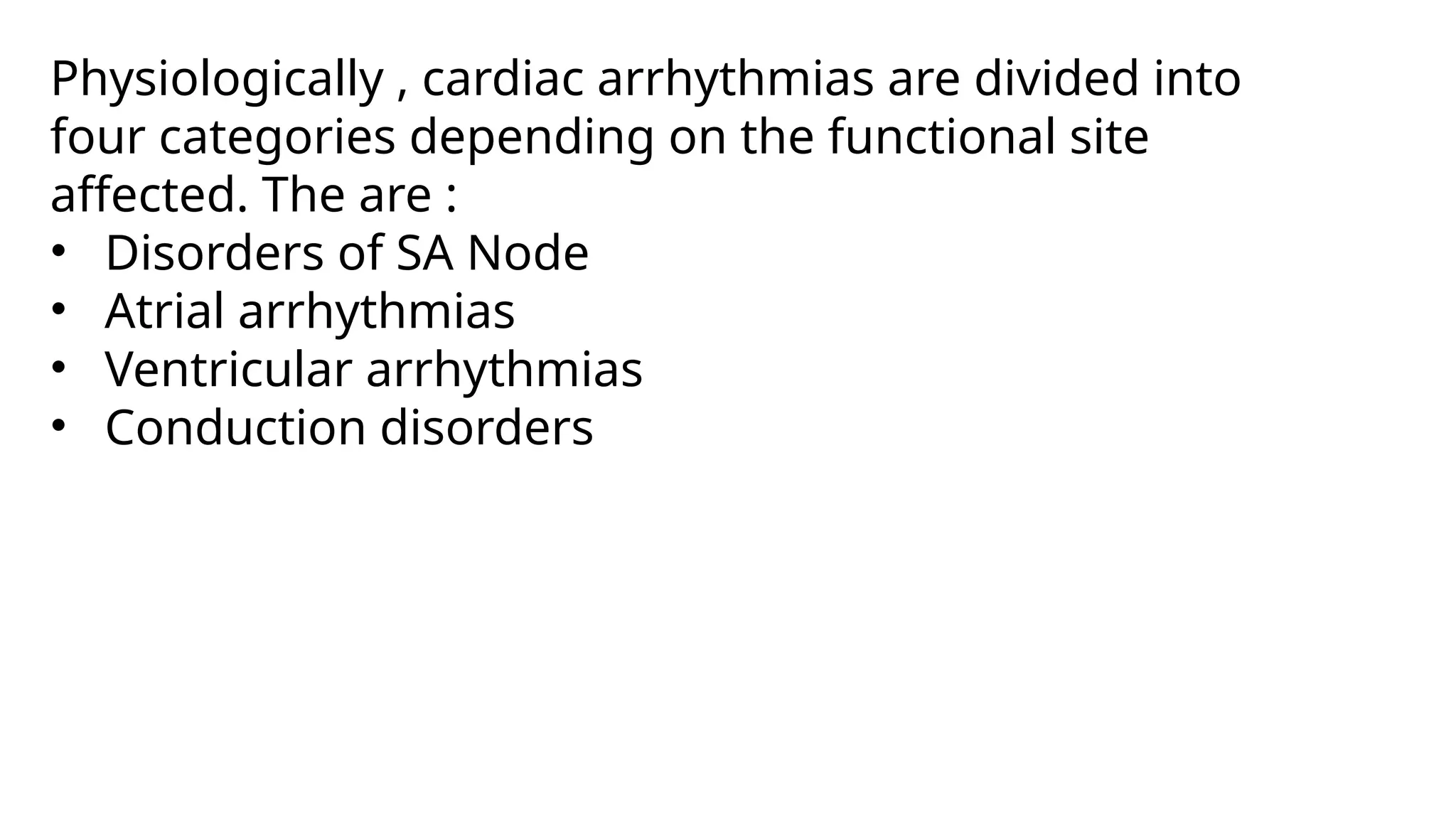 Cardiac Arrhythmias Physiology and ECG changes | PPT