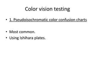 Physiology of colour vision | PPTX
