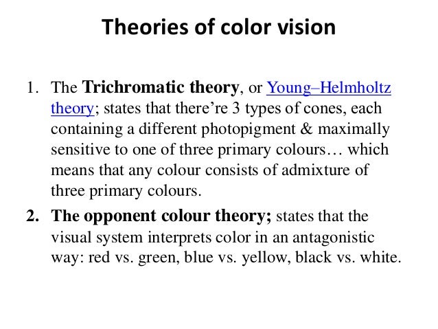 Physiology of colour vision